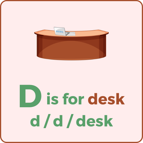 Phonics D Words with Audio for Preschool & Kindergarten | Tutorified ...