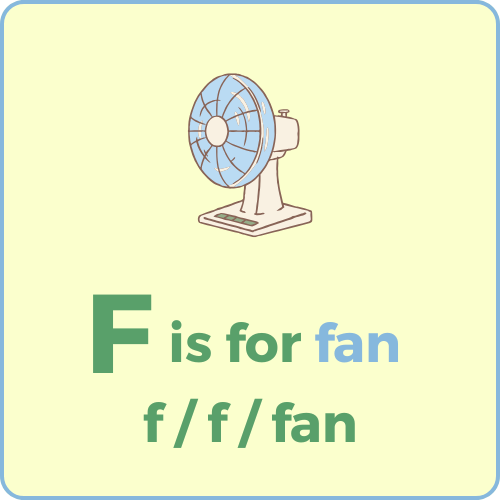 F Phonics Words Memory Game
