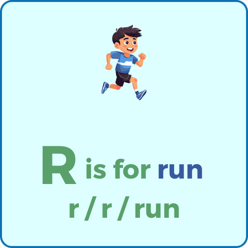 R Phonics Words Memory Game