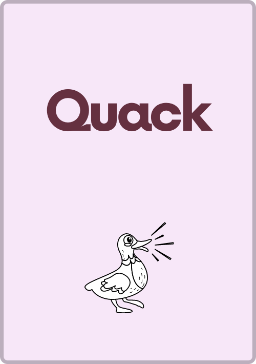 Consonant Digraphs QU Sound Words with Pictures Worksheet PDF