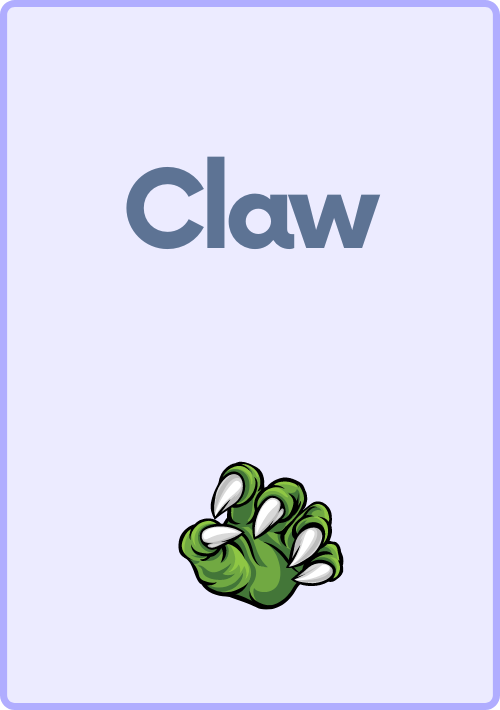 Diphthongs AW Sound Words with Pictures Worksheet PDF