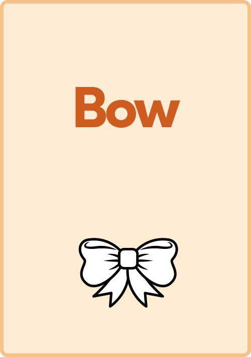 Diphthongs OW Sound Words with Pictures Worksheet PDF